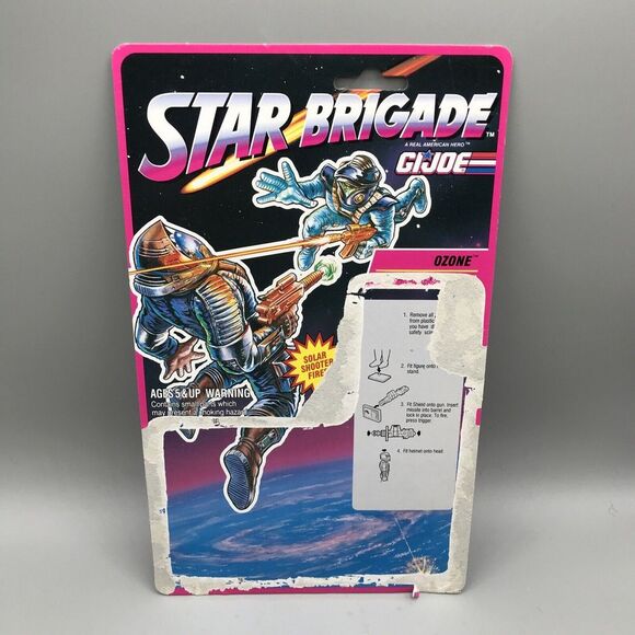 Hasbro | Toys | Gi Joe Star Brigade Astro Viper File Card Back Uncut ...